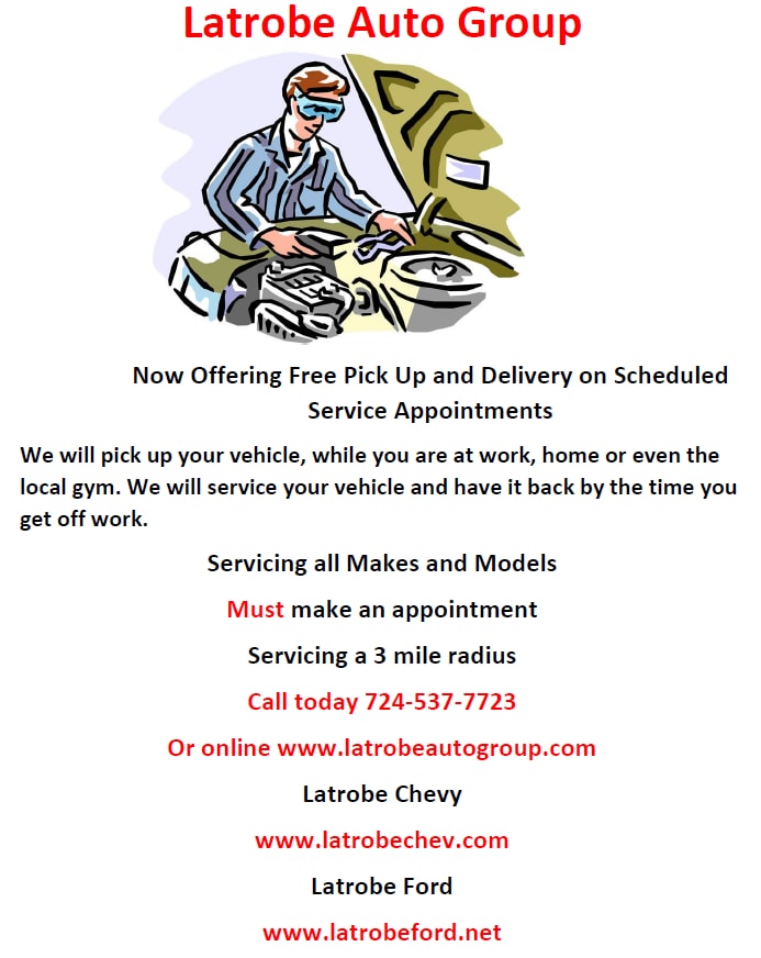 Free Pick Up and Delivery | Latrobe Auto Group