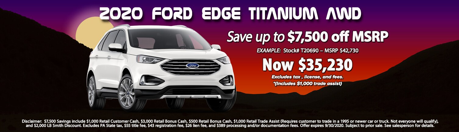 October Specials | L.B. Smith Ford Sales
