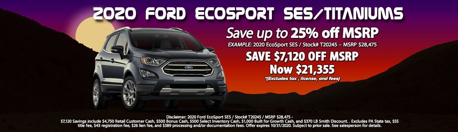 October Specials | L.B. Smith Ford Sales