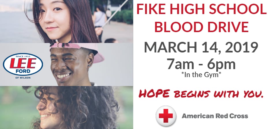Fike High School Blood Drive | Lee Ford of Wilson