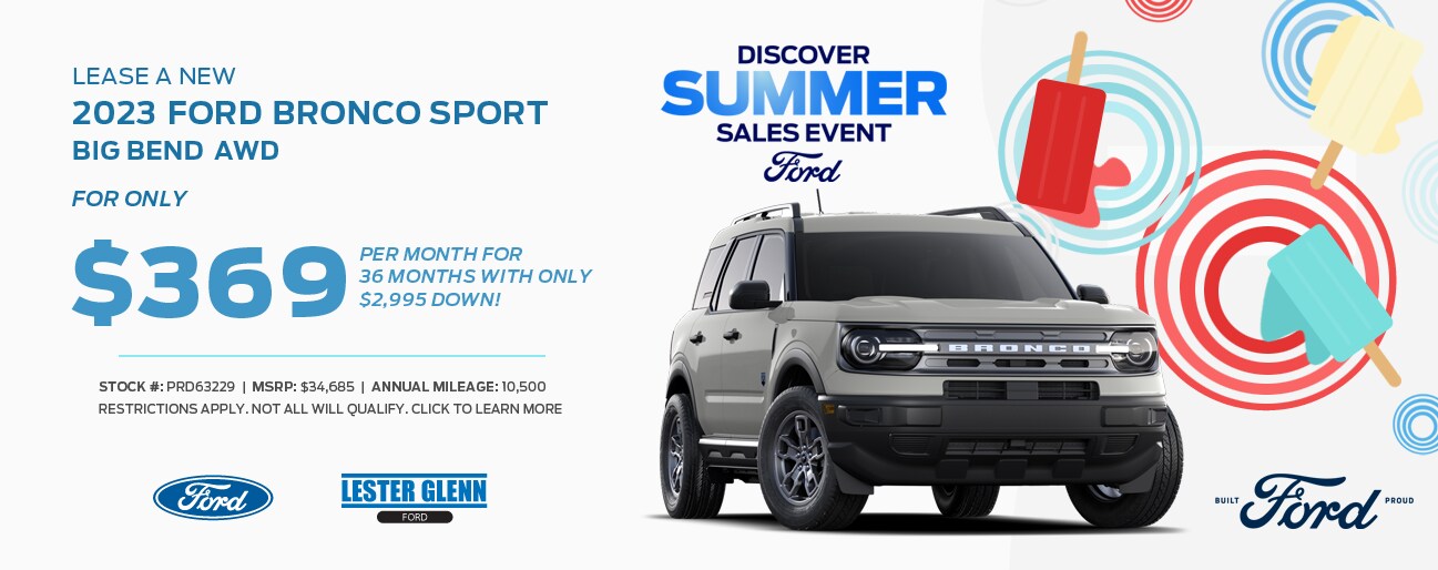 Lester Glenn Ford Bronco Sport Special | Lester Glenn Ford