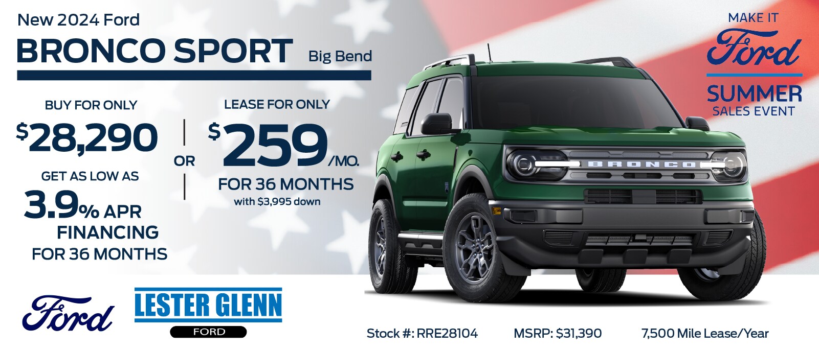 Lester Glenn Ford Bronco Sport Special | Lester Glenn Ford