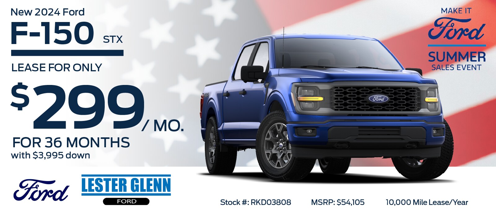 2023 Ford F-150 Lease & Finance Specials | Lester Glenn Ford | Ocean ...