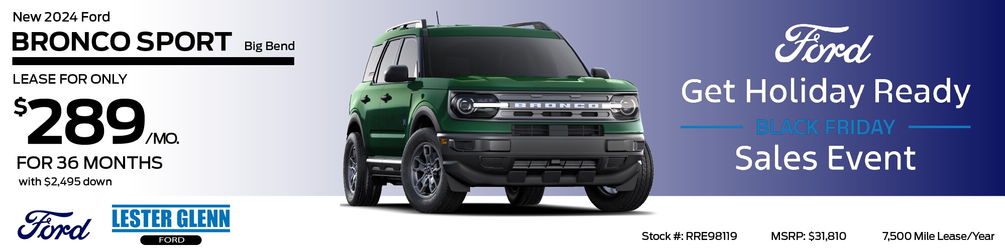 Lester Glenn Ford Bronco Sport Special | Lester Glenn Ford