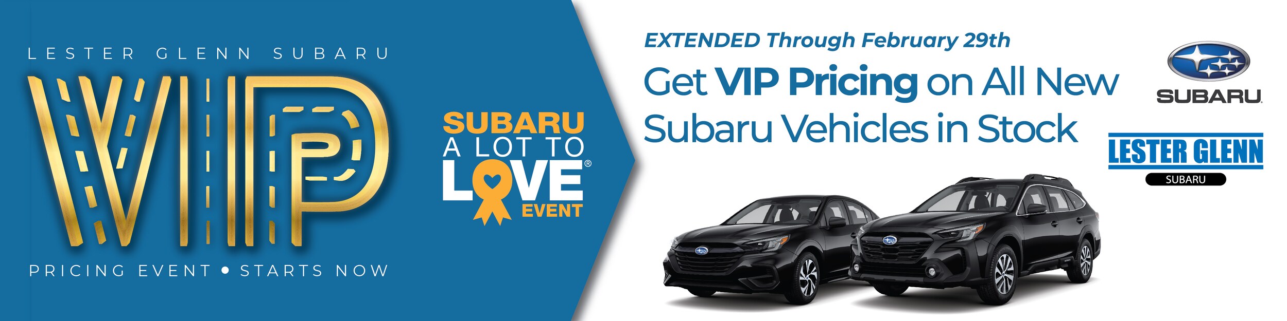 Lester Glenn Subaru's VIP Pricing Event | Lester Glenn Subaru
