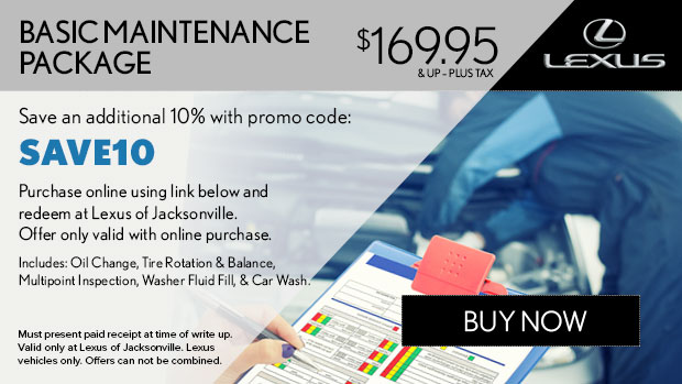 Lexus Service Specials | Car Service | Lexus of Jacksonville