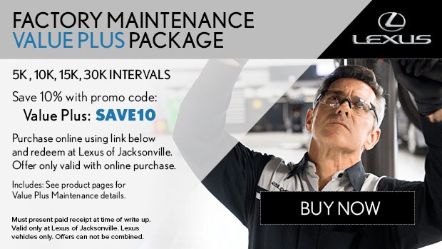 Lexus Service Specials | Car Service | Lexus of Jacksonville