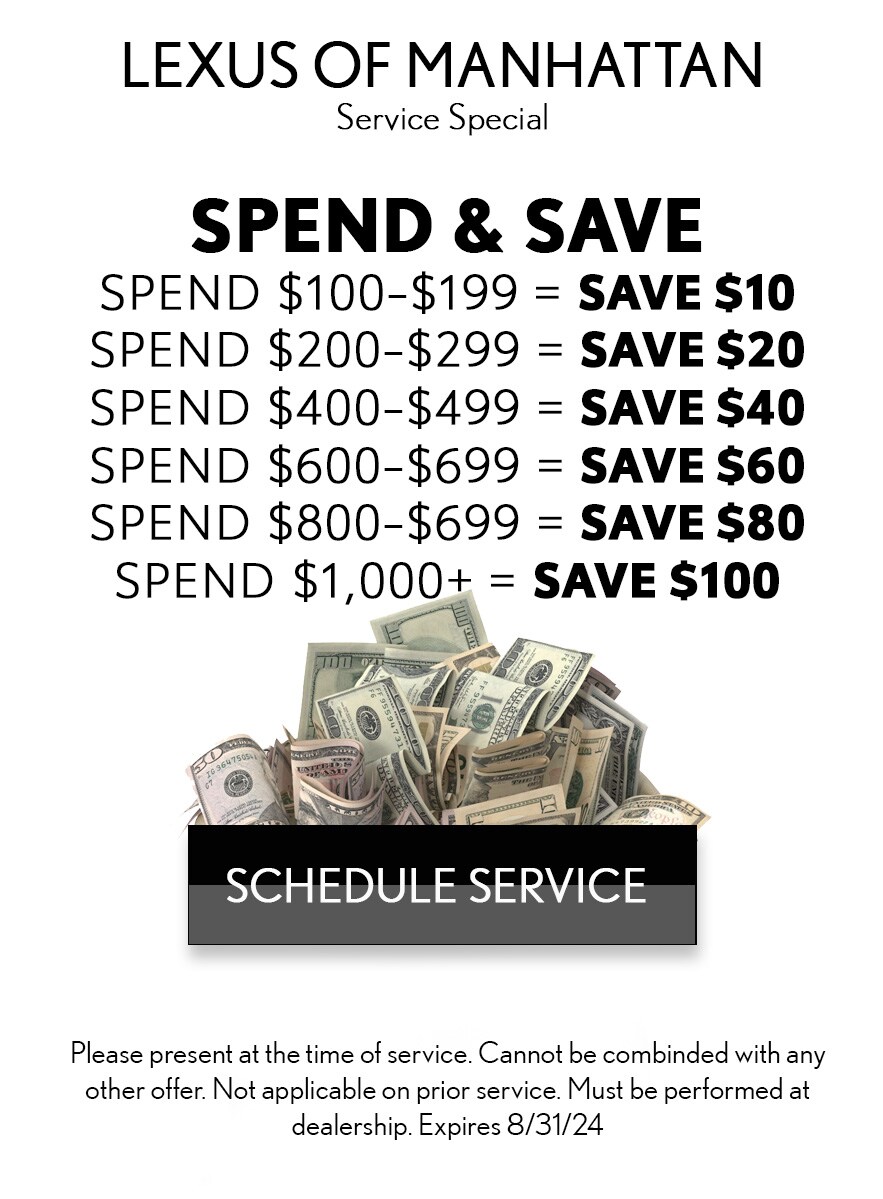 Lexus Service Specials | Vehicle Maintenance & Repair Center