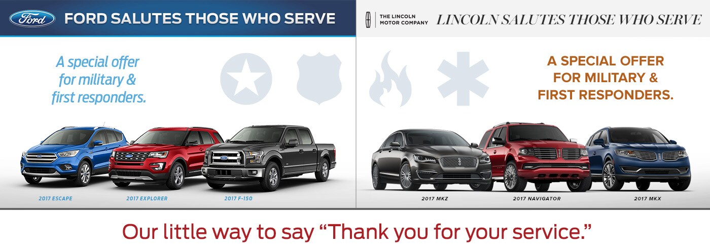 Military & First Responders Appreciation Bonus Cash | Larry H. Miller ...