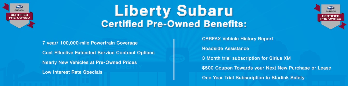 Certified Pre-Owned Subaru Cars for Sale in Emerson, NJ | Liberty ...
