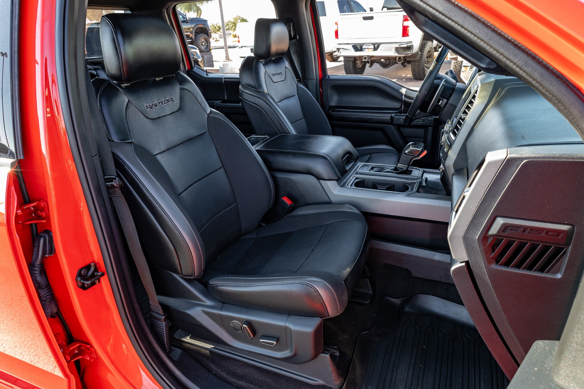 Ford Raptor Red Interior