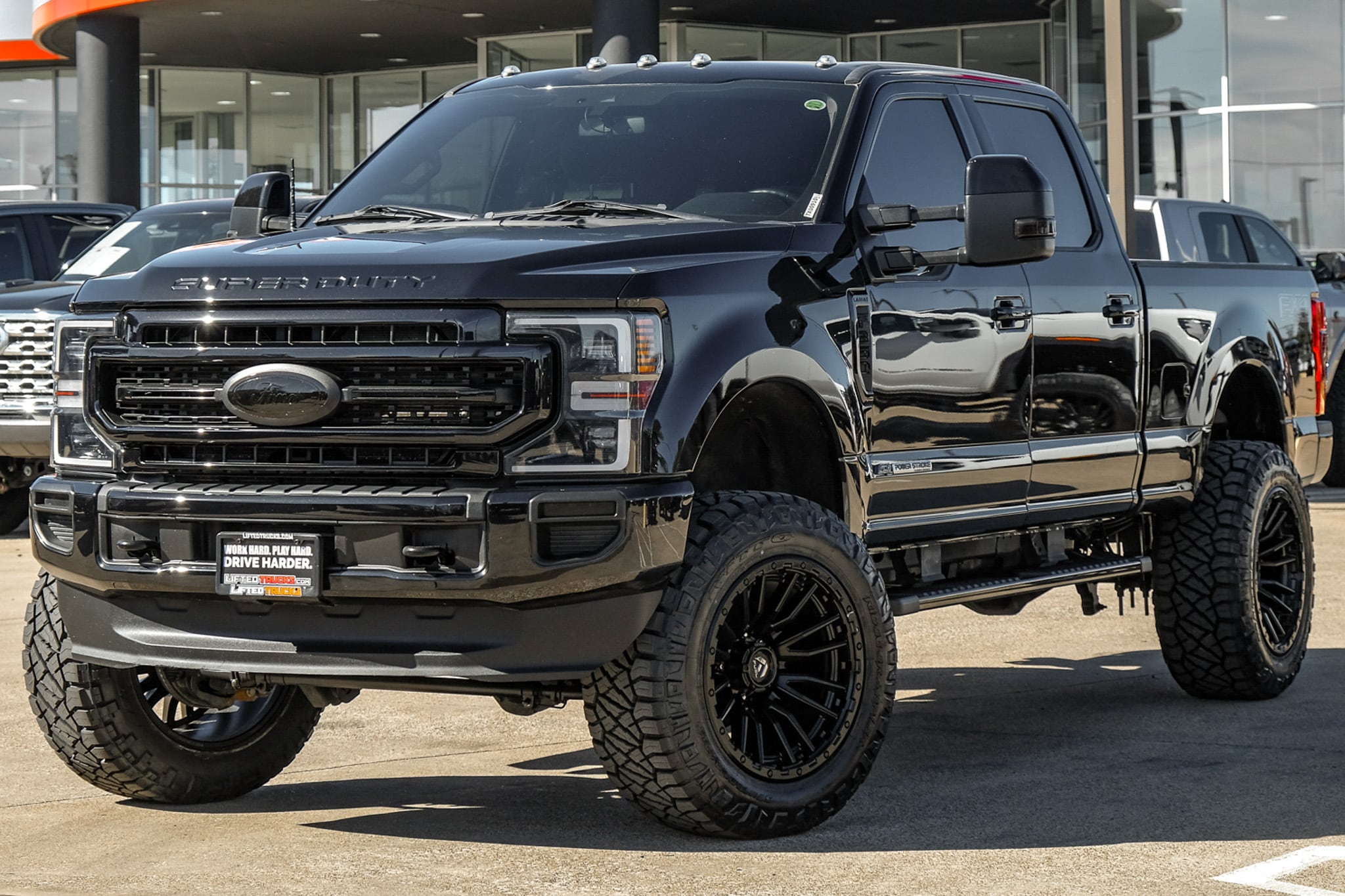 F250 Lifted With Stacks