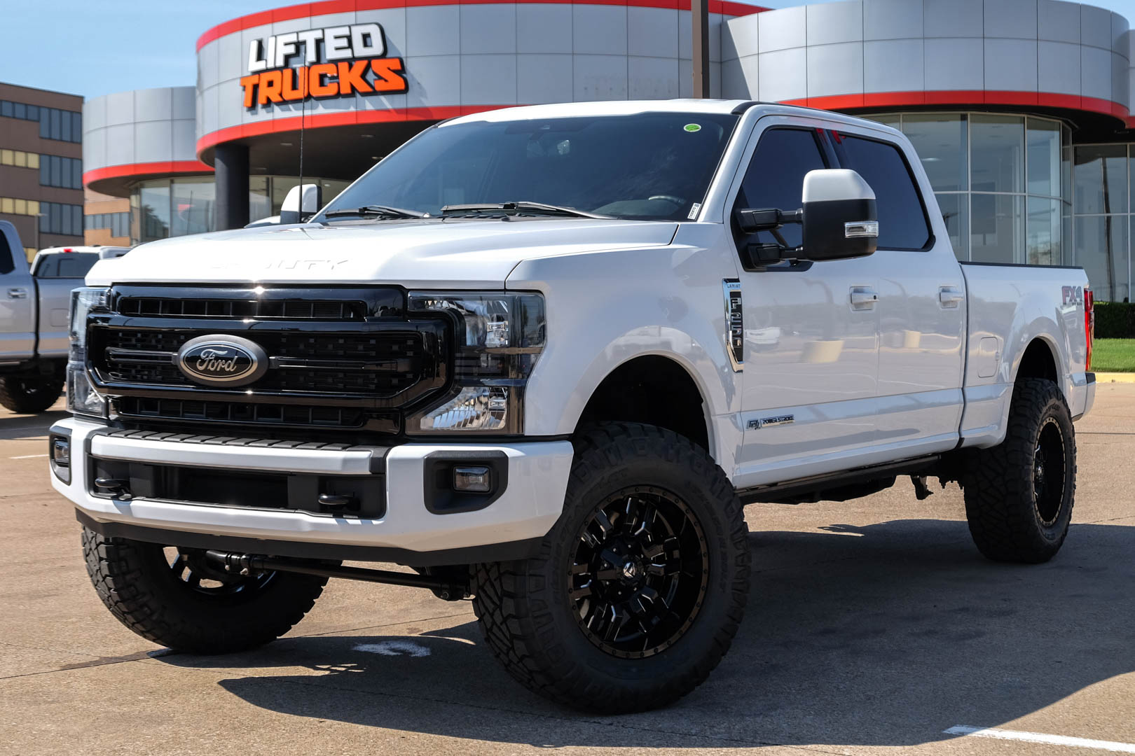 Ford Powerstroke Lifted With Stacks