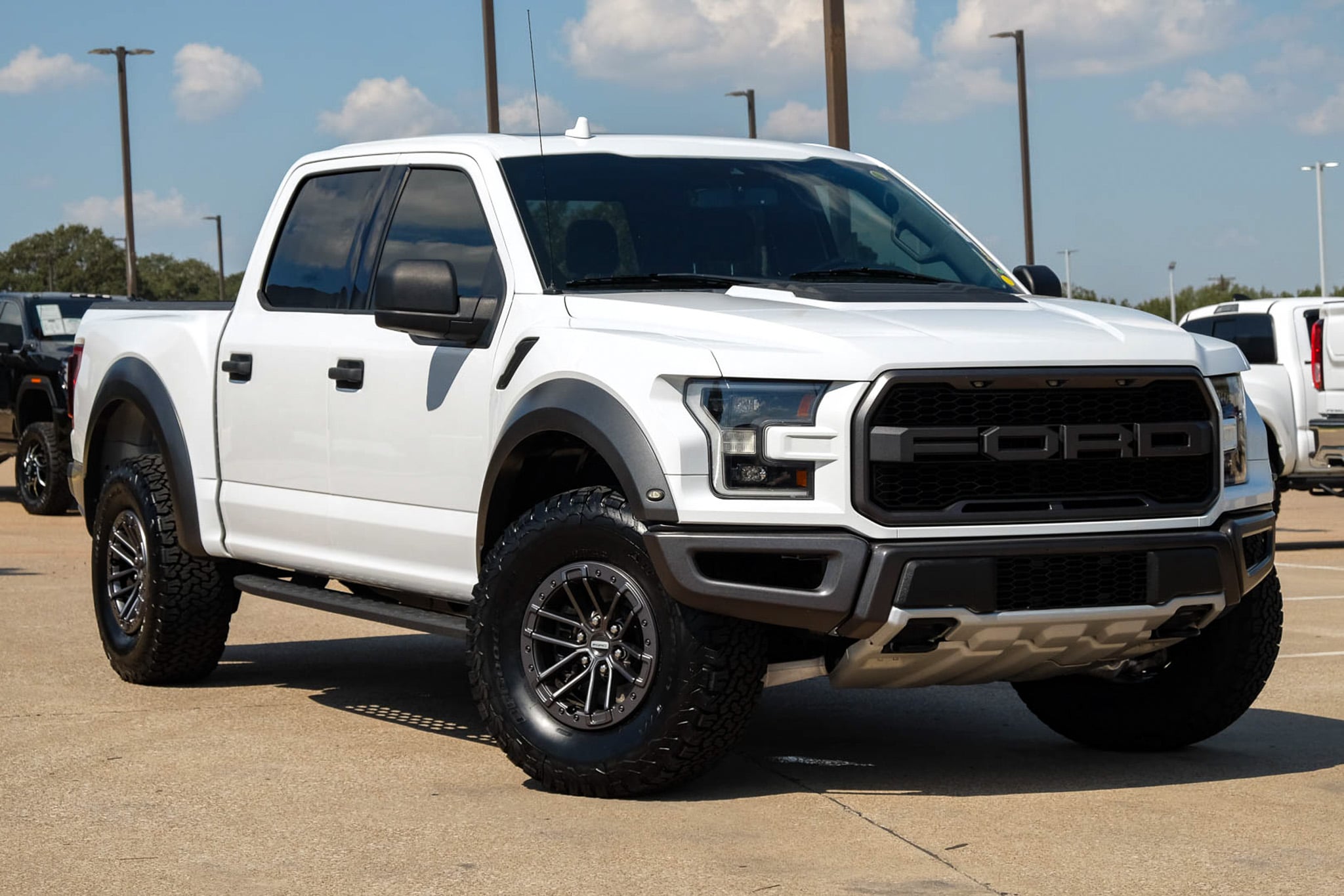 Ford Raptor White Lifted