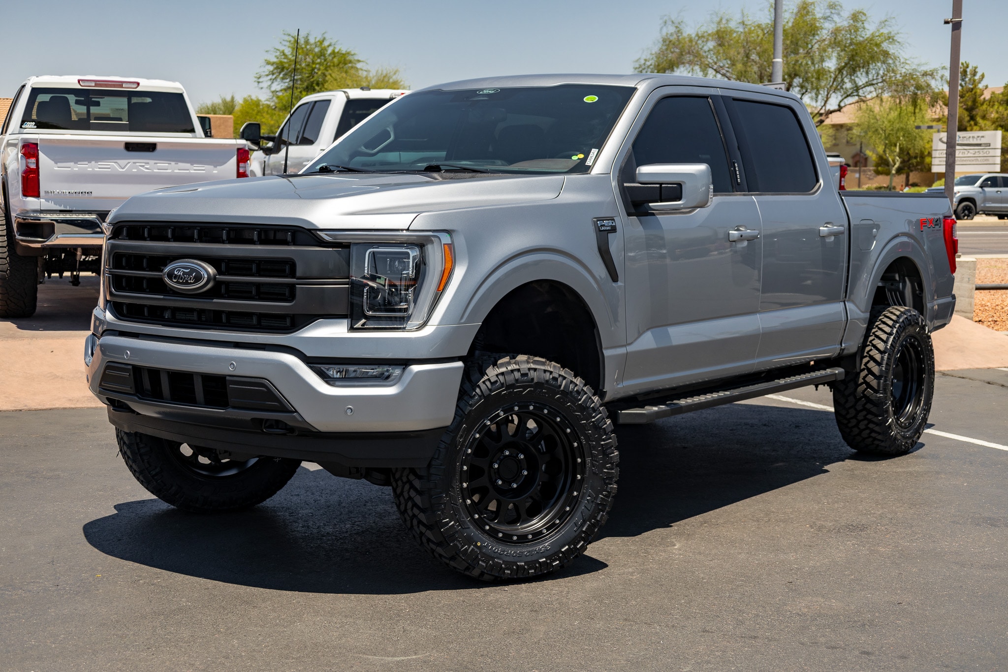 2022 F150 Lifted Silver