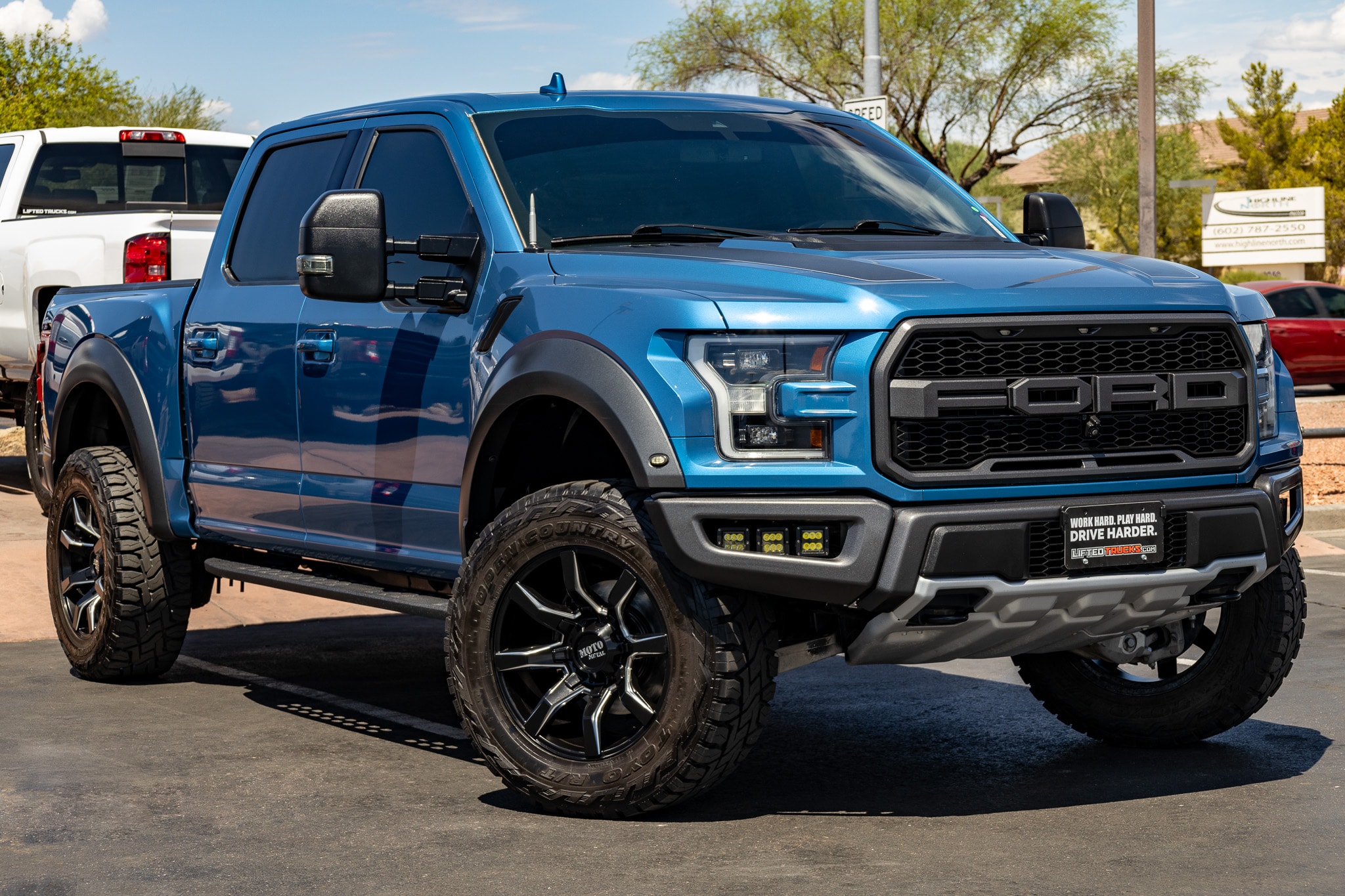 Ford Raptor Blue Lifted