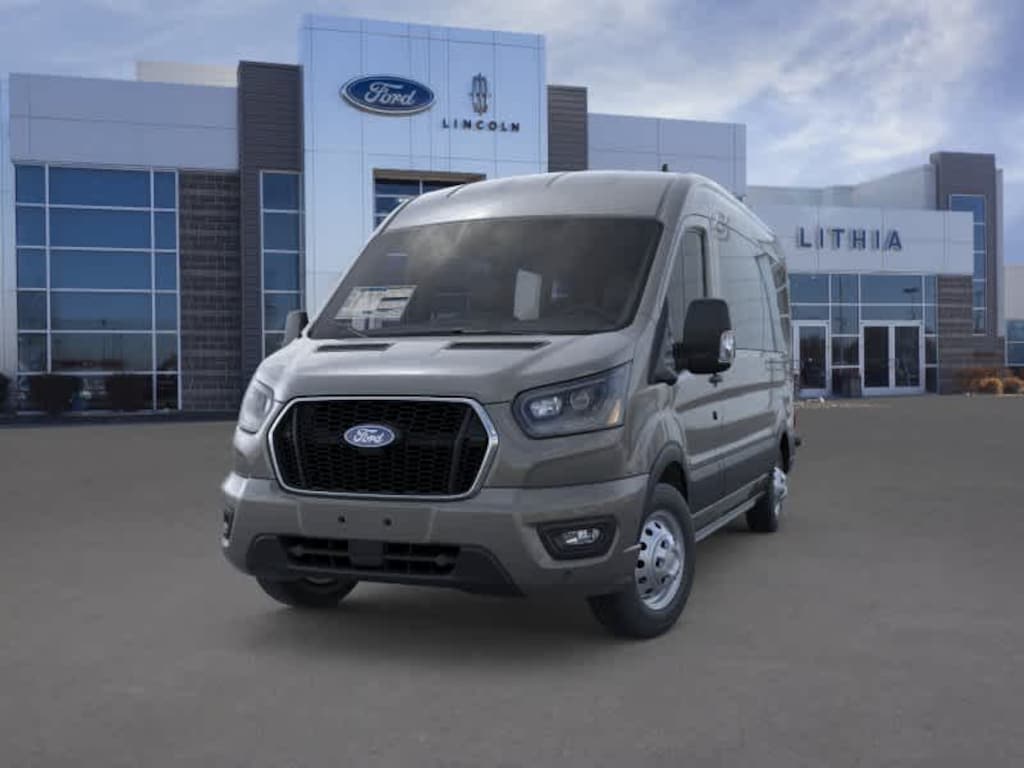 New 2026 Ford Transit-350 Passenger XLT Van Carbonized Gray Metallic ...