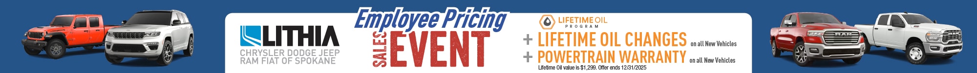 All Vehicles for Sale at Lithia Chrysler Dodge Jeep Ram FIAT of Spokane