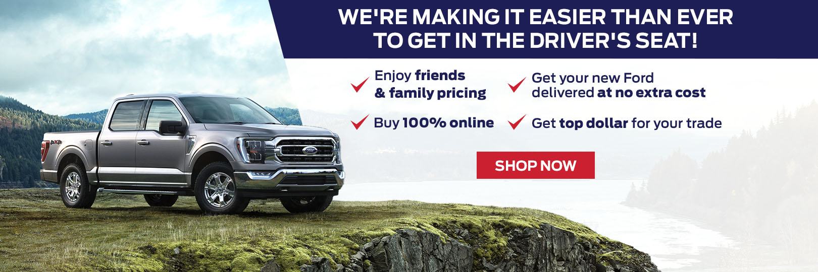 Shop new Ford vehicles at our 5 locations across Southern Michigan