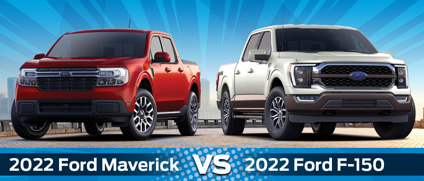 2022 Ford Maverick vs F-150 | Specs, Features, Performance
