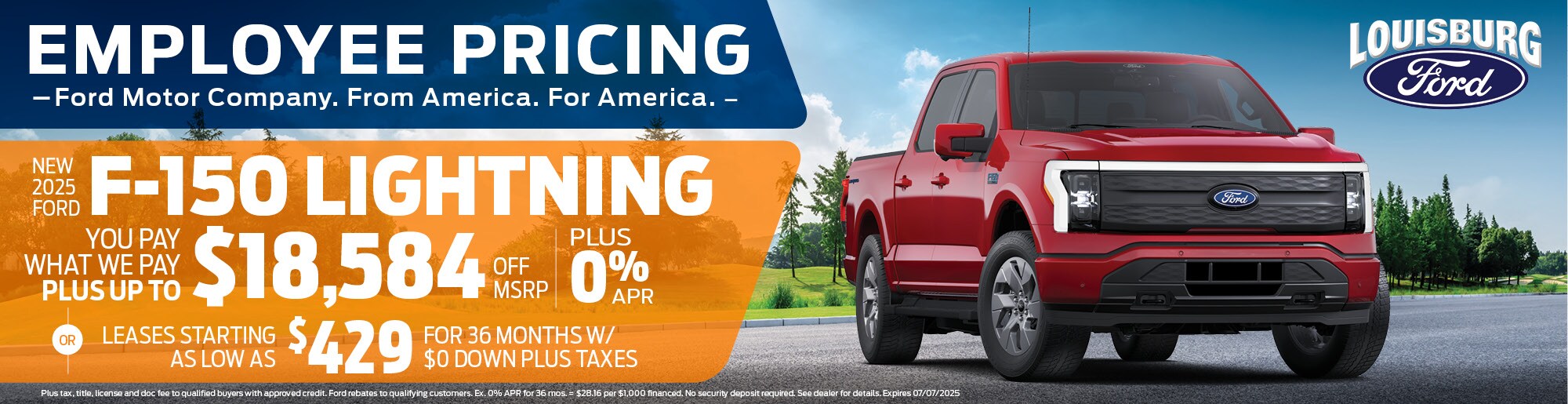 New Specials | Louisburg Ford
