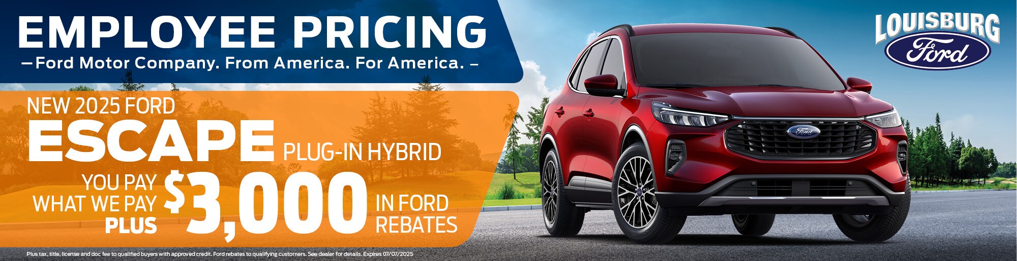 New Specials | Louisburg Ford