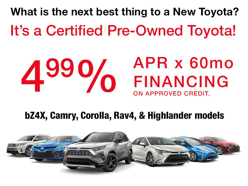 Low APR Financing For Toyota Certified Gold Vehicles | Magnussen's ...