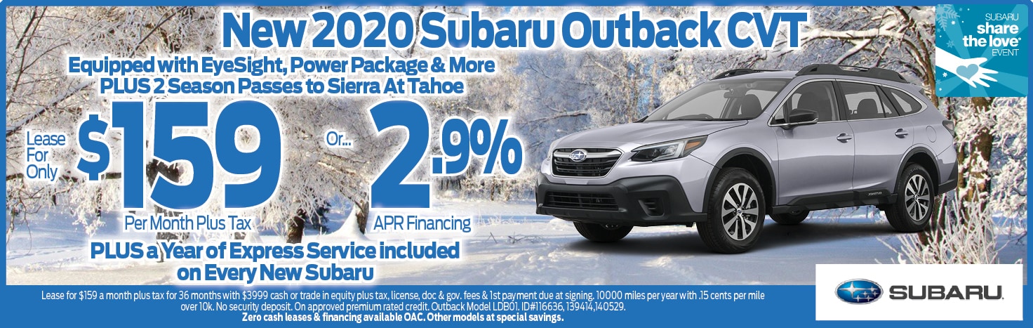 New Subaru Vehicle Specials Sacramento | Maita Subaru