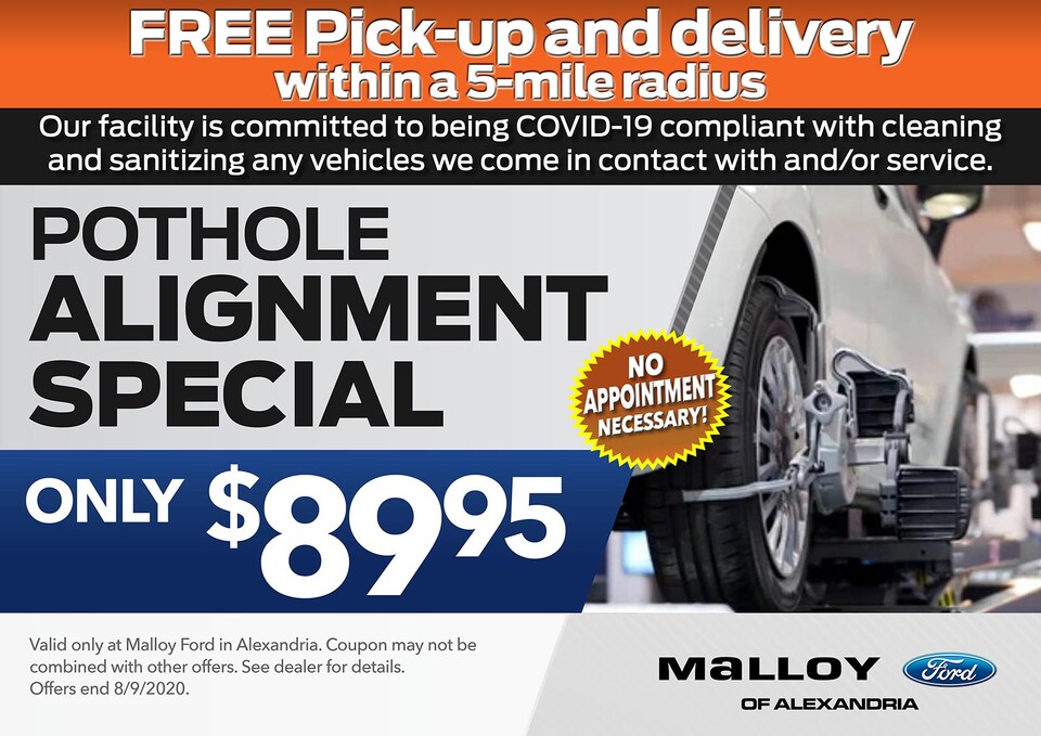 Service Specials | Malloy Ford Alexandria