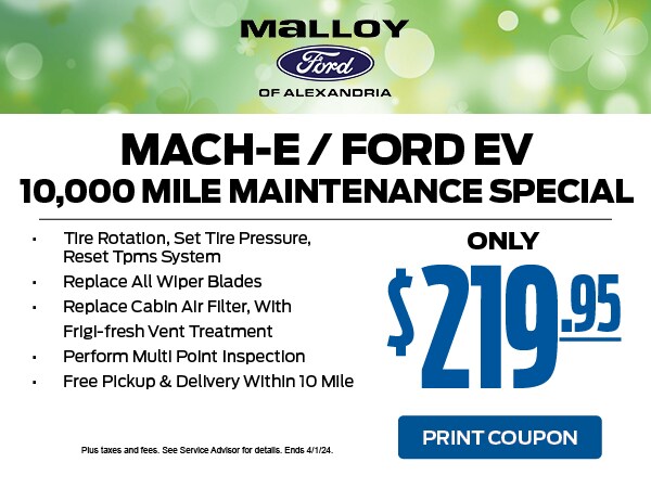 EV Service | Malloy Ford Alexandria