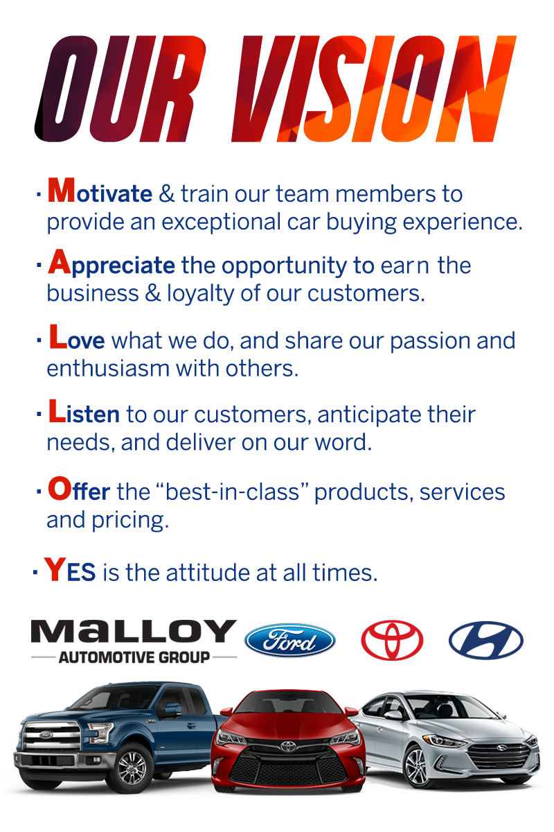 Our Vision | Malloy Ford Charlottesville