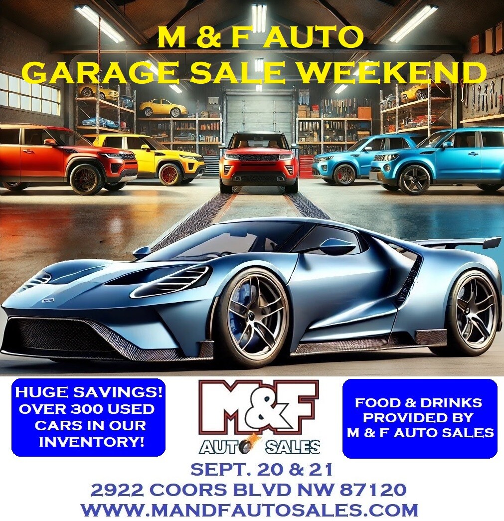 Garage Sale Weekend | M&F Auto Sales