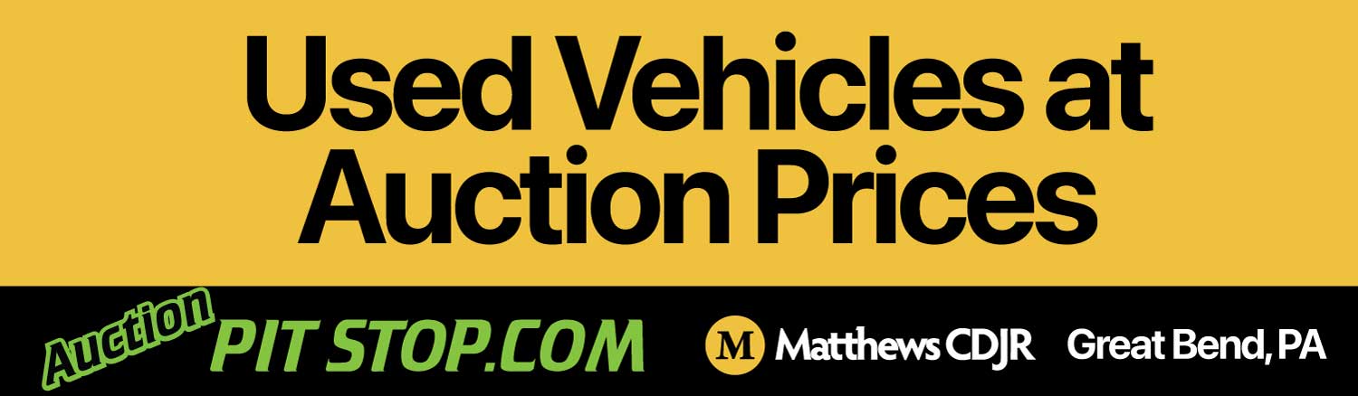Auction Pit Stop | Matthews Auto Group