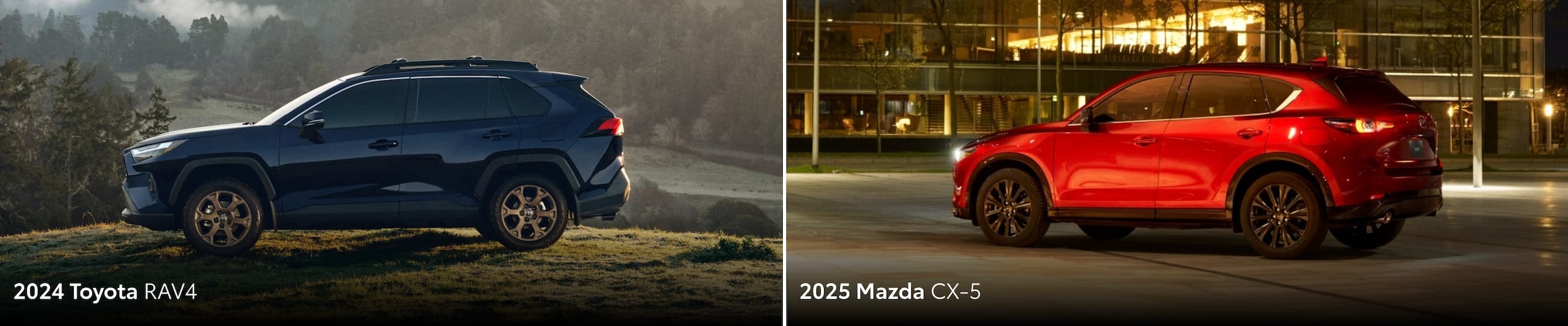 Toyota RAV4 Vs. Mazda CX-5: Comparing Features & Specs