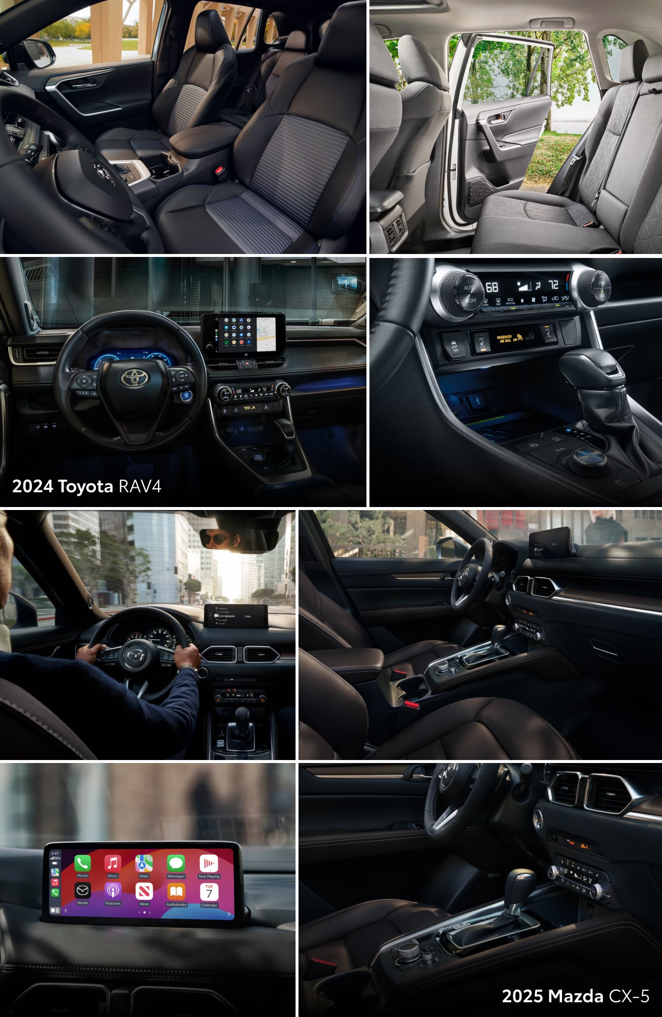 Toyota RAV4 Vs. Mazda CX-5: Comparing Features & Specs