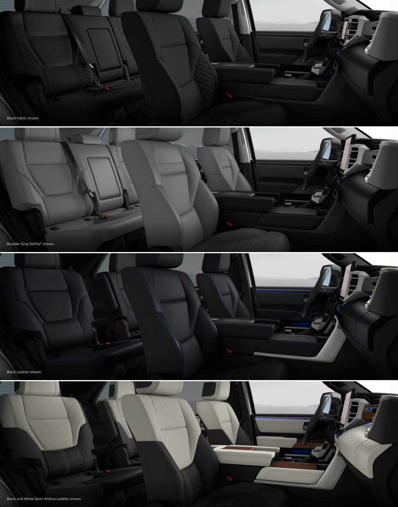 2023 Toyota Sequoia Interior: Colors, Features & Packages