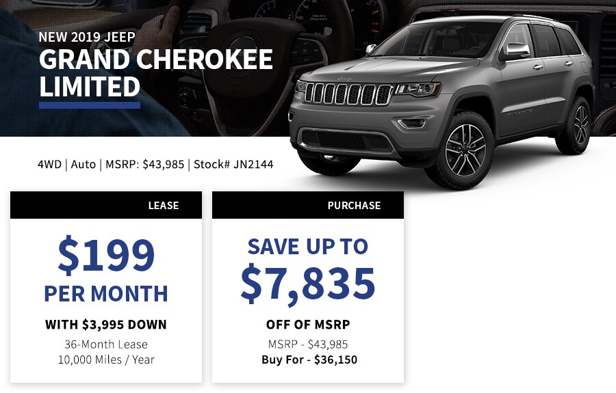 New Jeep Specials in Boston | McGovern Chrysler Jeep Dodge Ram