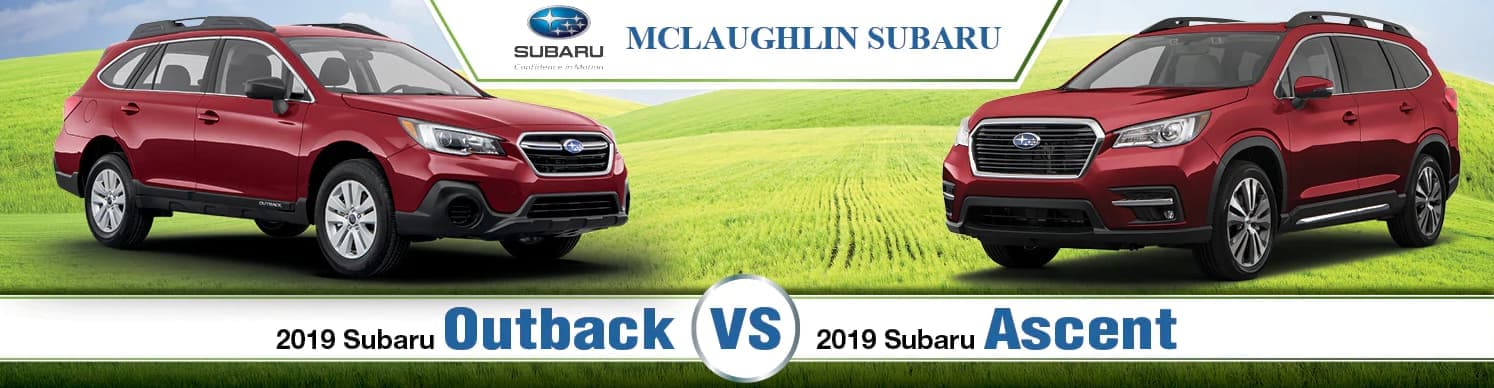 2019 Subaru Outback vs. Ascent