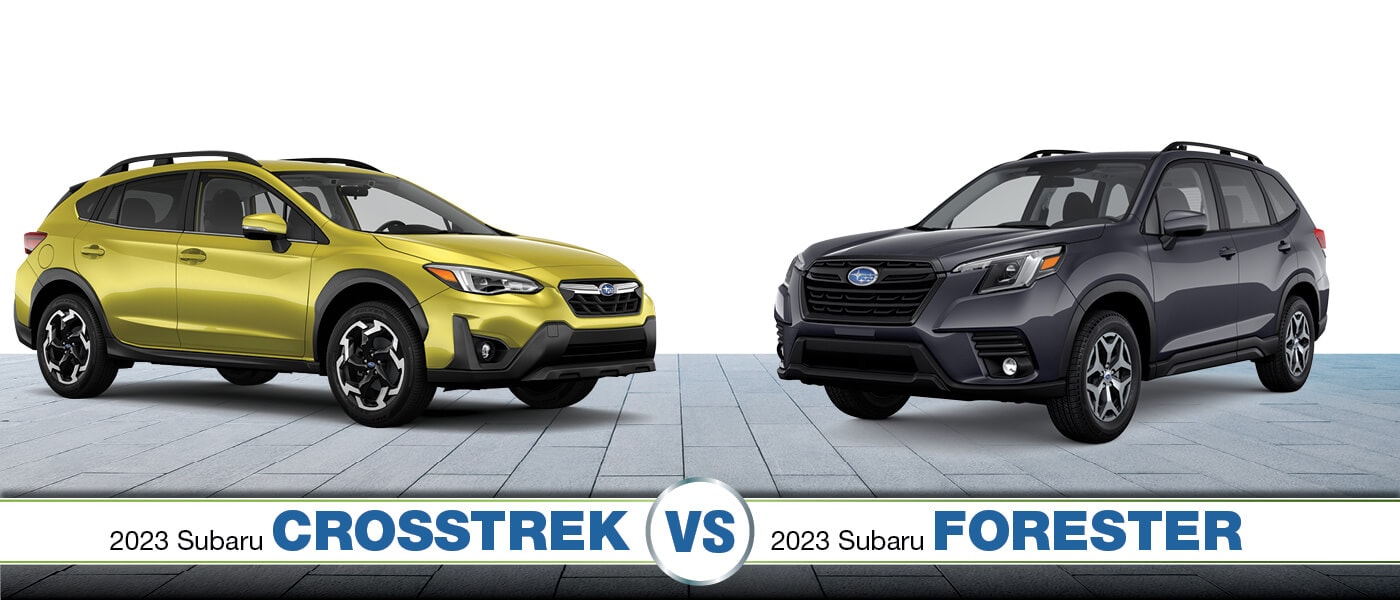 2023 Subaru Crosstrek vs Forester | Interior, Features, Size