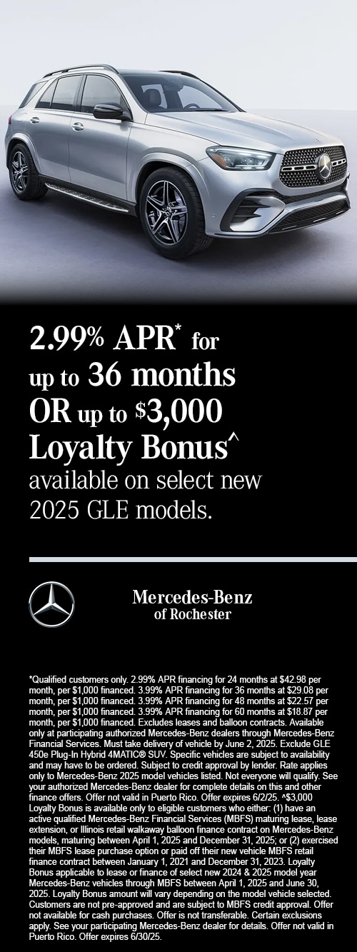 New Vehicle Specials | Mercedes-Benz of Rochester