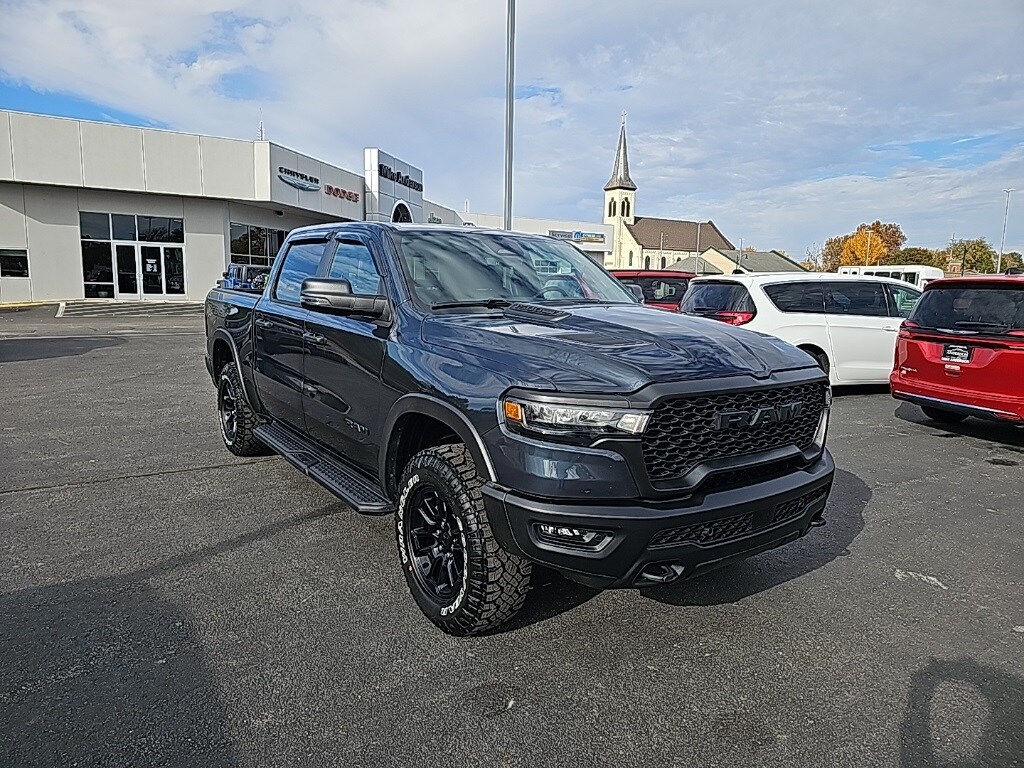 Forged Blue Metallic Used 2025 Ram 1500 Rebel For Sale | Logansport IN