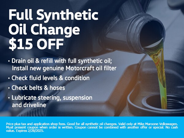 Service Specials Mike Maroone Volkswagen