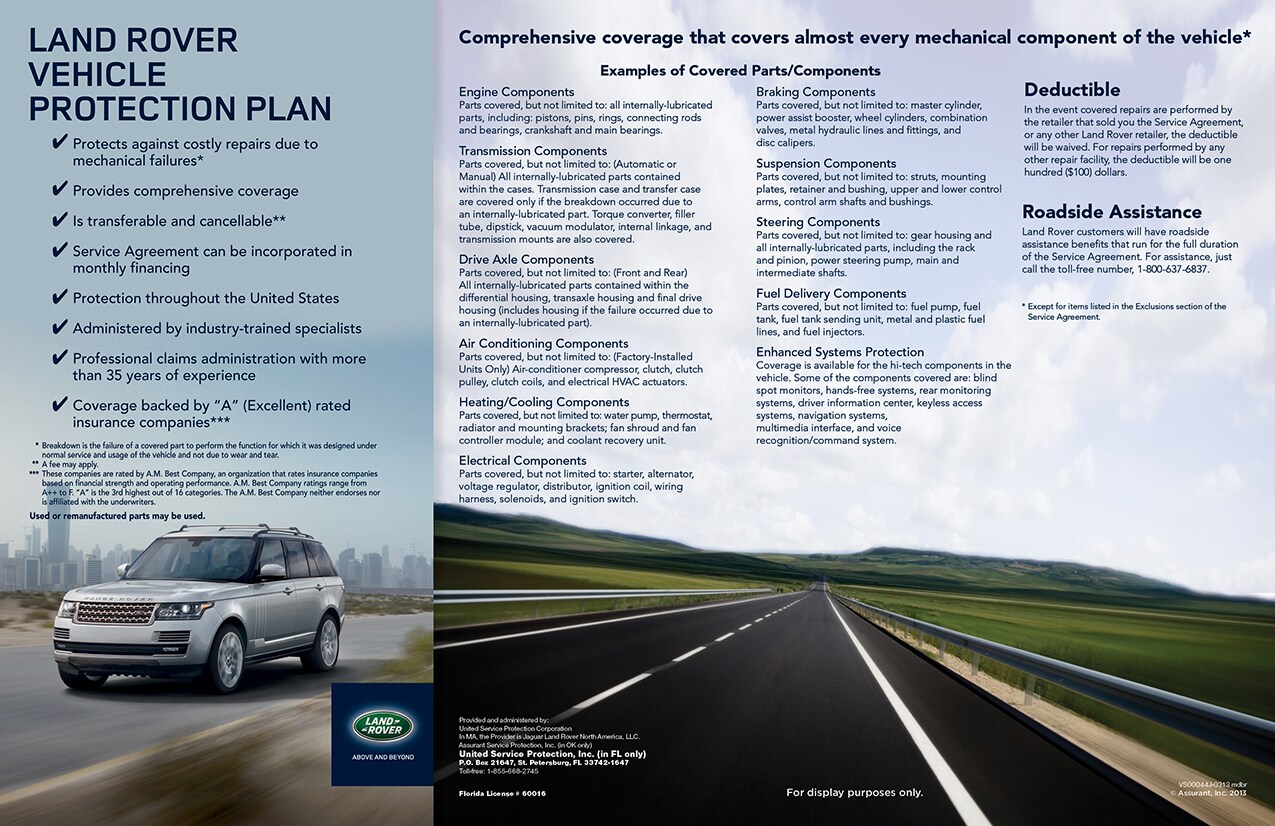Vehicle Protection Program | Land Rover Lakeside