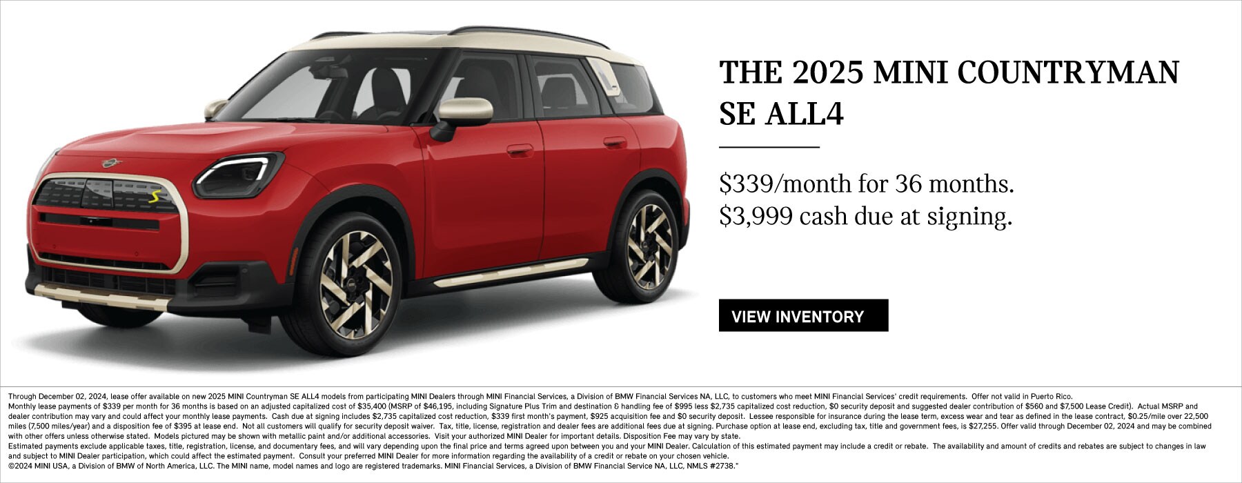 MINI Lease Specials in St. Louis, MO | MINI of St. Louis