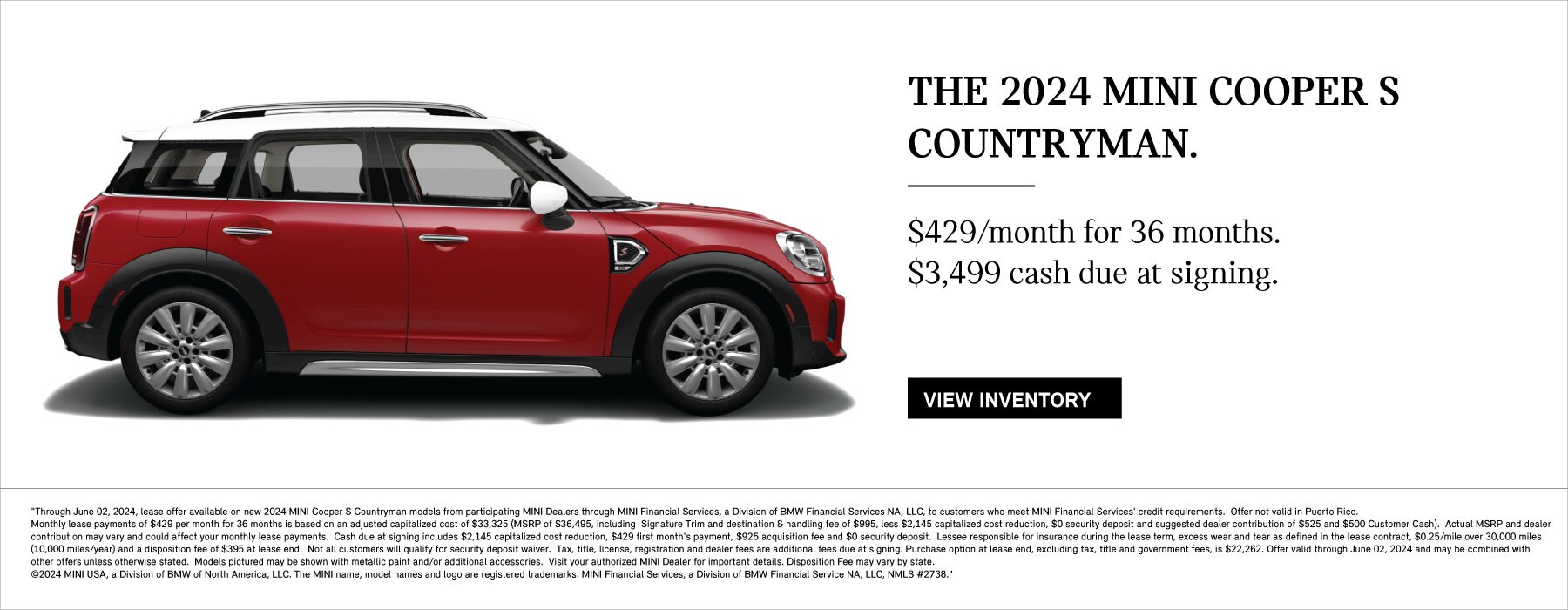 MINI Lease Specials in St. Louis, MO | MINI of St. Louis