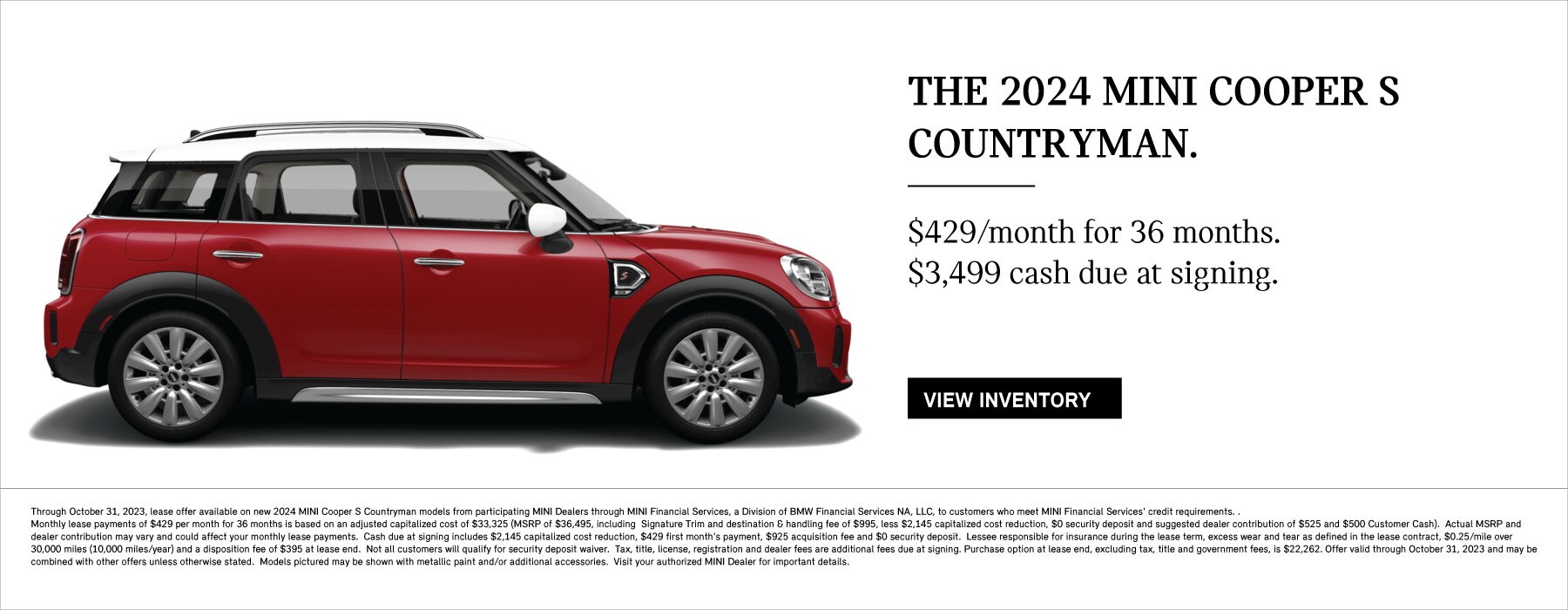 MINI Lease Specials in St. Louis, MO | MINI of St. Louis