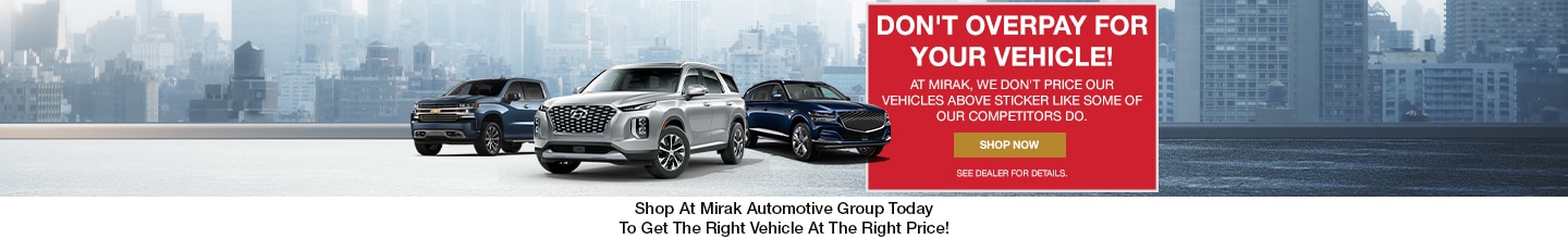 Mirak Automotive Group | New Chevrolet, Genesis, Hyundai Dealership in ...