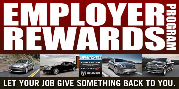 Employer Rewards Program | Mitchell Chrysler Dodge Jeep Ram