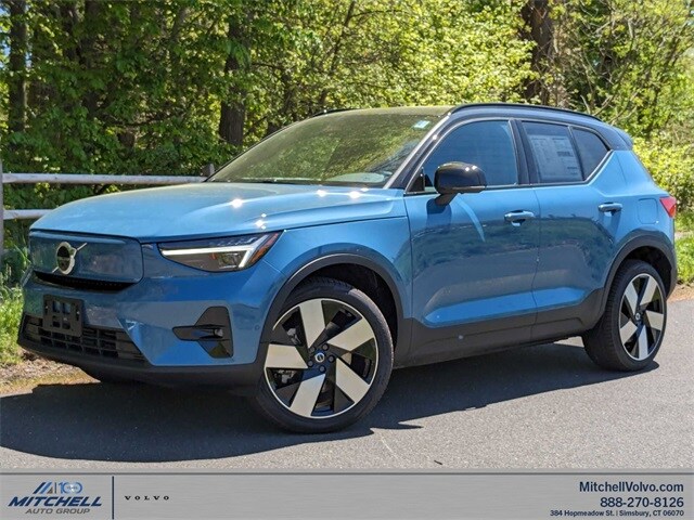 New 2024 Volvo XC40 Recharge Pure Electric Twin Plus For Sale in Simsbury CT at Mitchell Volvo Near Hartford VIN YV4ER3XL4R2299987