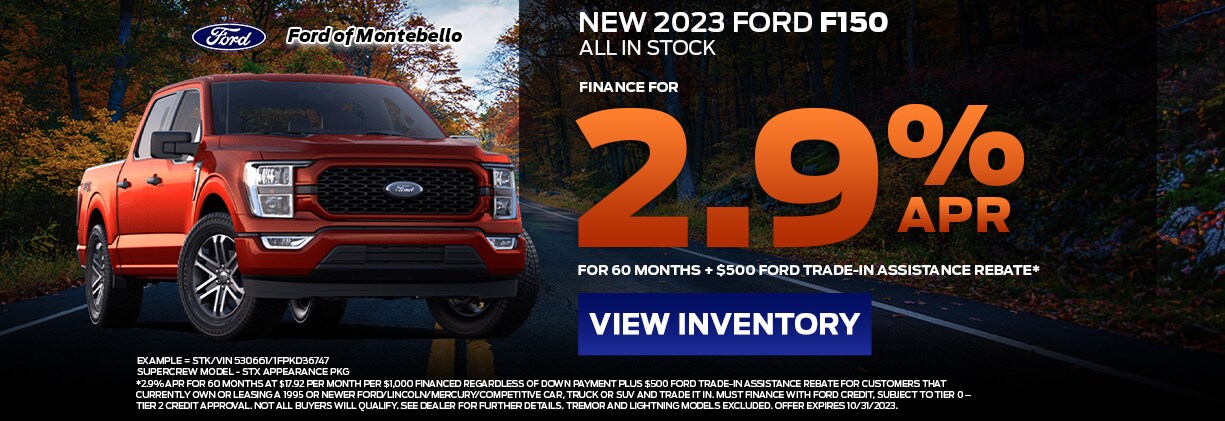 Ford New Car Lease & Finance Specials | New Car Specials Montebello